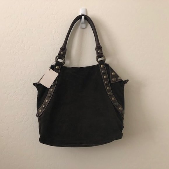 Sundance | Bags | Sundance Dark Suede Handbag | Poshmark